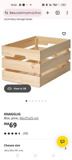 Ikea pine For Sale | Storage Boxes & Baskets | Carousell Malaysia