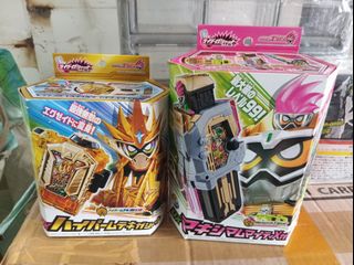 bandai kamen rider exaid dx hyper muteki + maximum mighty x gashat ser ...
