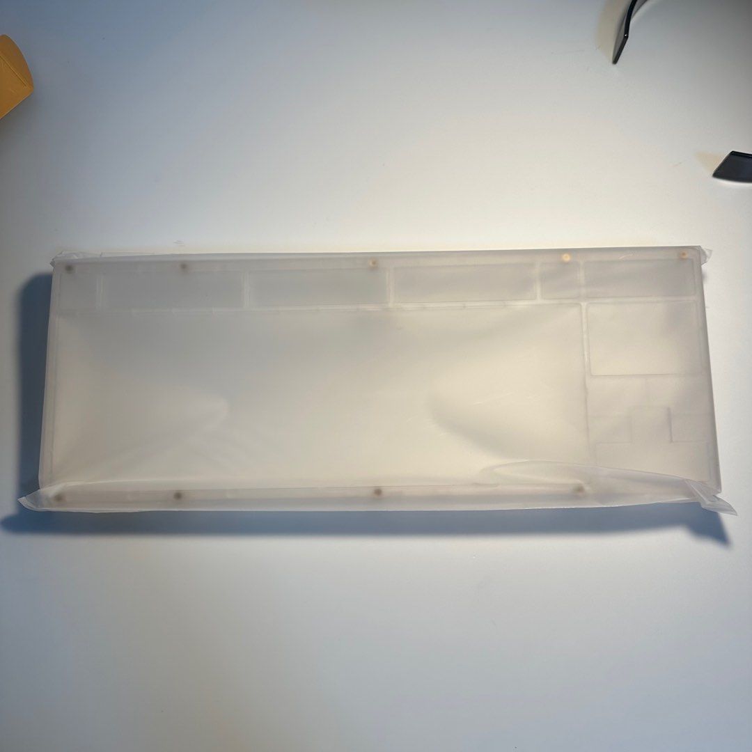 KBDfans Tiger Lite ABS Transparent White Keyboard Case, Computers ...