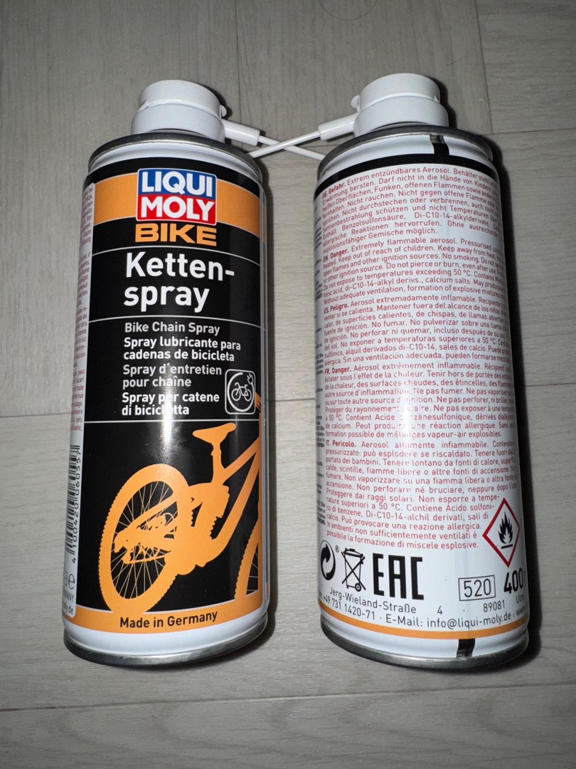 Liqui Moly Bike Chain Spray x2, Sports Equipment, Bicycles & Parts ...