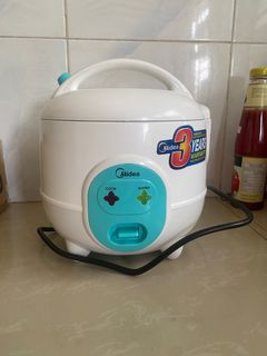 Mini Rice Cooker with Steamer 1.2L Non Stick Periuk Cooking Pot for ...