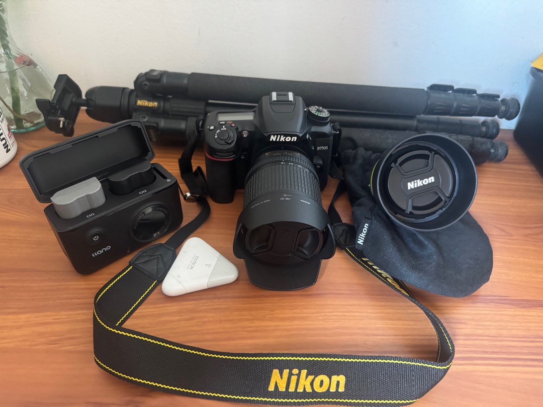 Nikon D7500 DSLR Camera with Lenses and Accessories, Photography ...