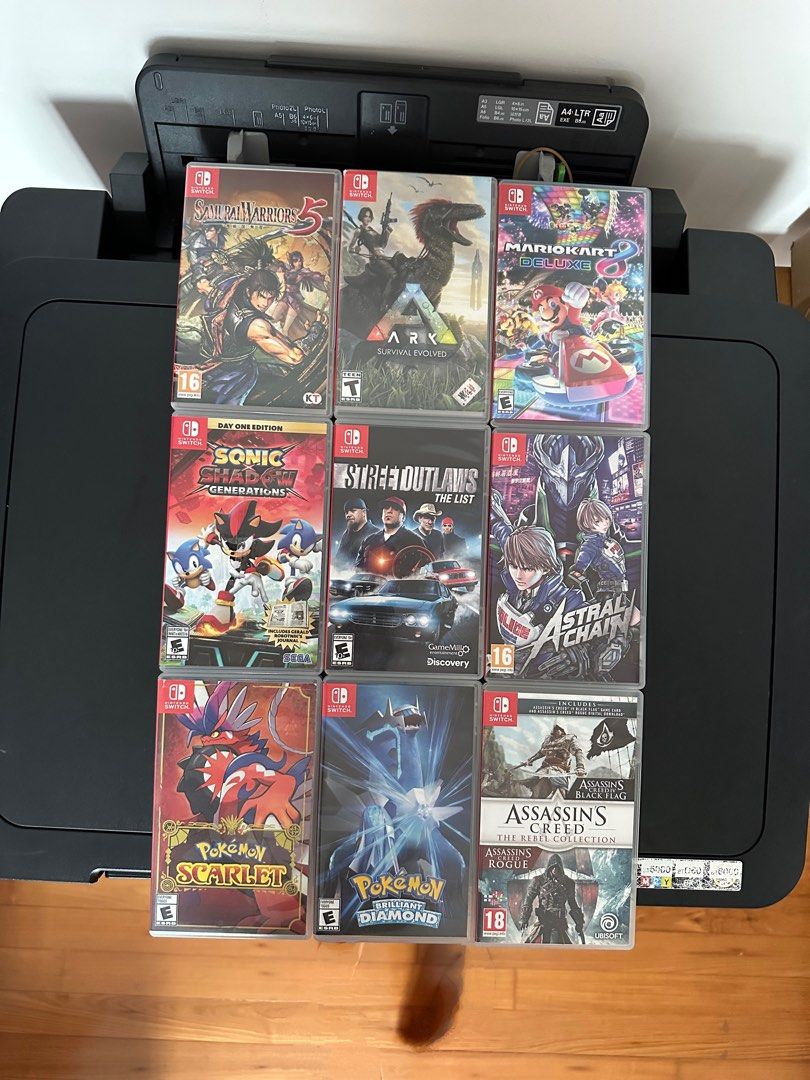 Nintendo Switch game Samurai Warriors 5 / Ark survival evolved ...