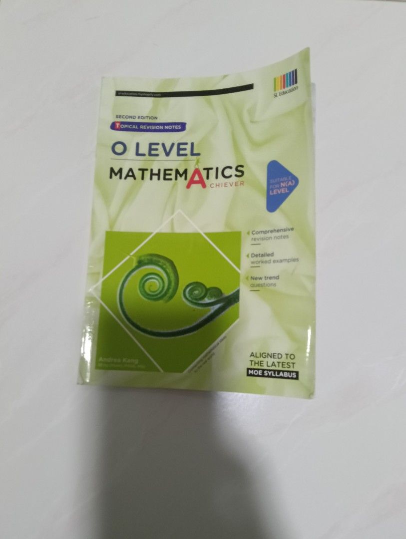 O Level Mathematics Achiever Topical Revision Notes, Hobbies & Toys ...