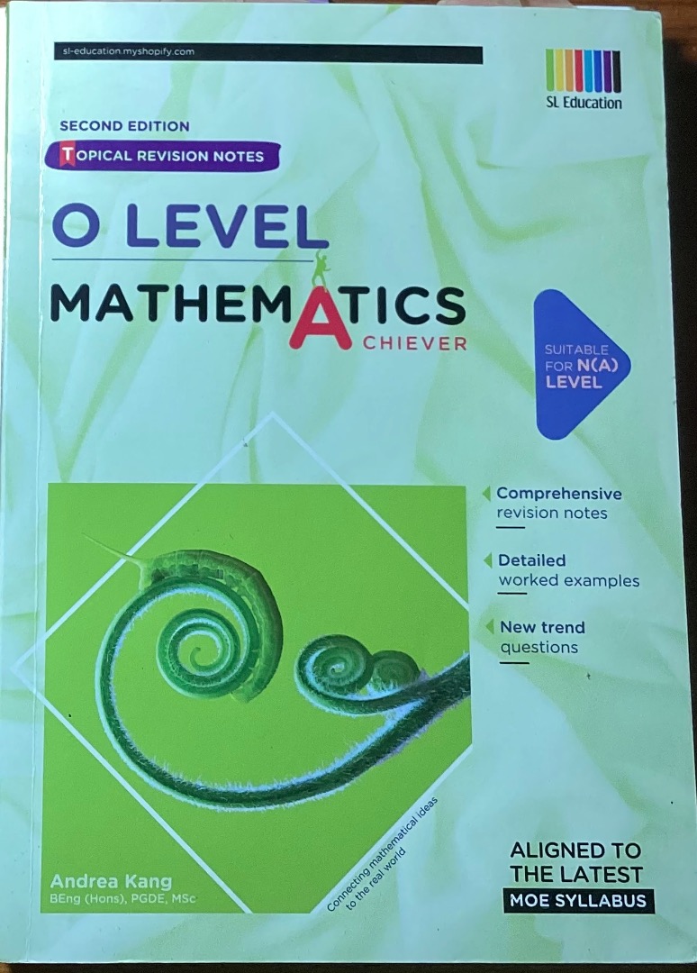 O Level Mathematics Achiever Topical Revision Notes, Hobbies & Toys ...