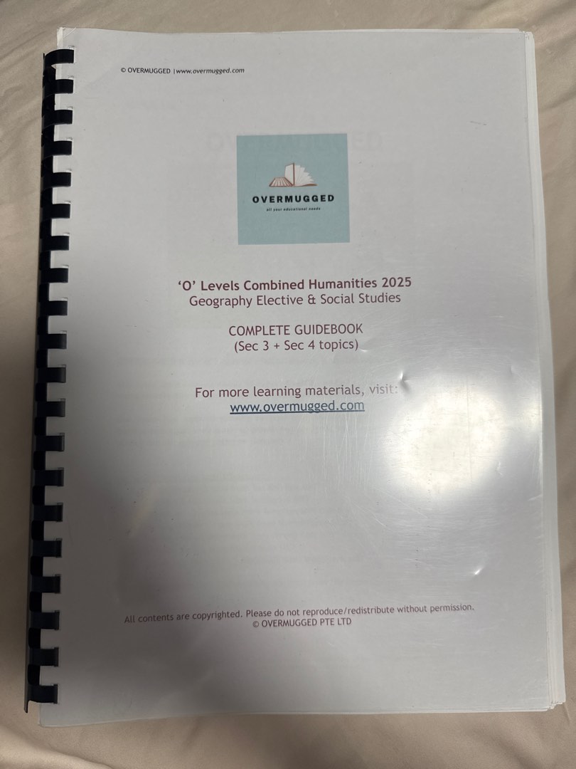 O Levels Combined Humanities 2025 Guidebook, Hobbies & Toys, Books & Magazines, Textbooks on ...