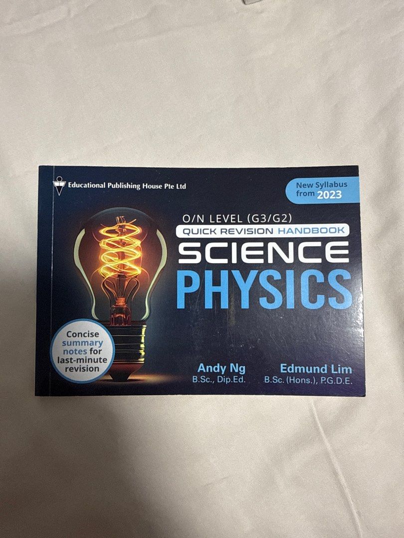 O/N Level Science Physics Quick Revision Handbook, Hobbies & Toys, Books & Magazines, Textbooks ...