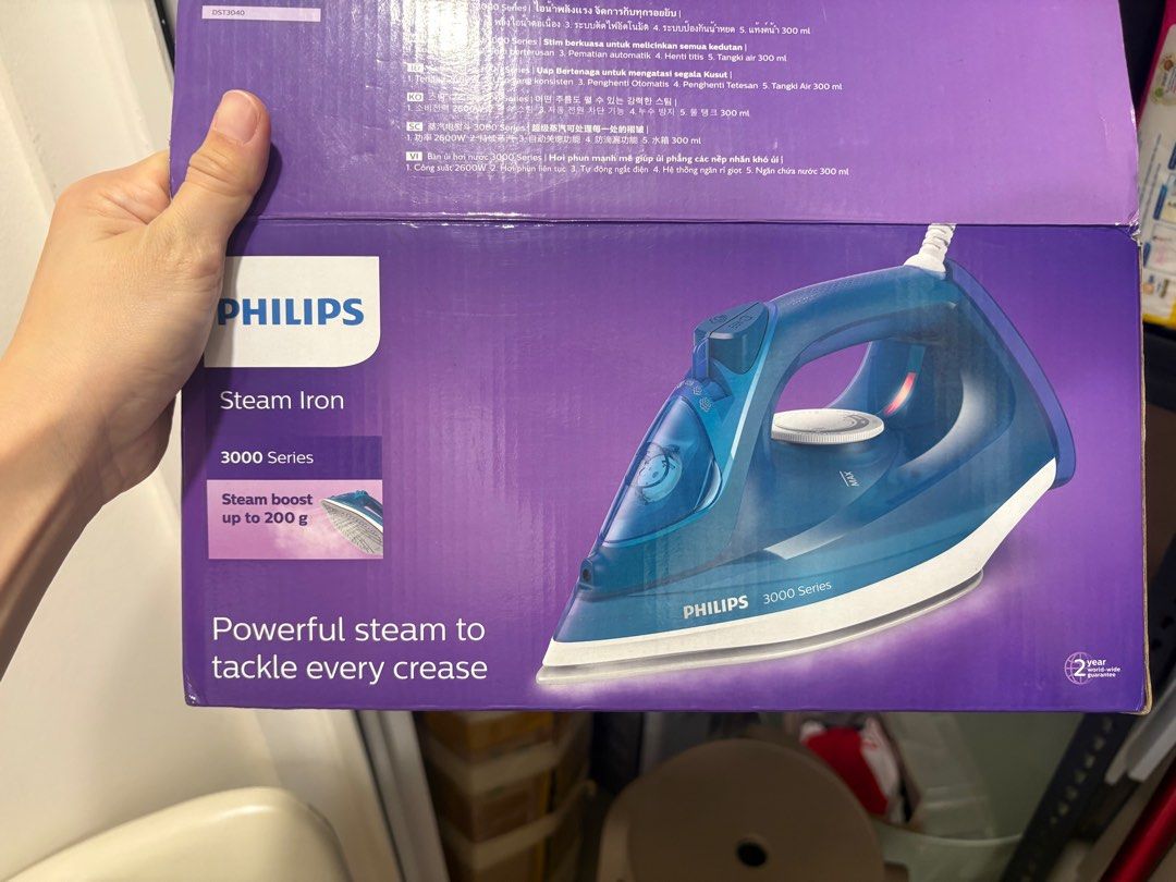 Philips 3000 Series Steam Iron, TV & Home Appliances, Irons & Steamers ...