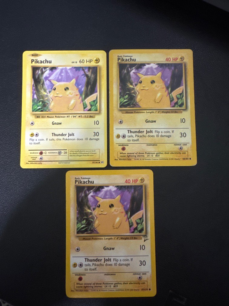 Pikachu Pokemon Base Set, Base Set 2 & Evolution, Hobbies & Toys, Toys ...