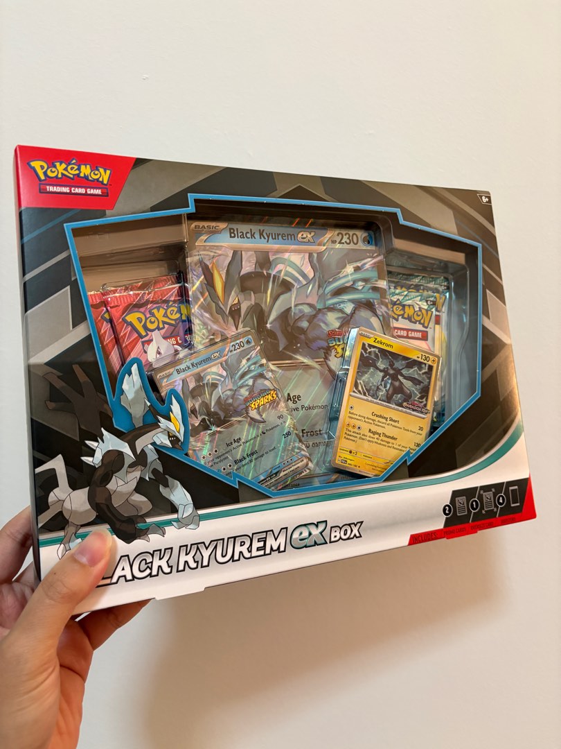 Pokemon Black Kyurem EX Box, Hobbies & Toys, Toys & Games on Carousell