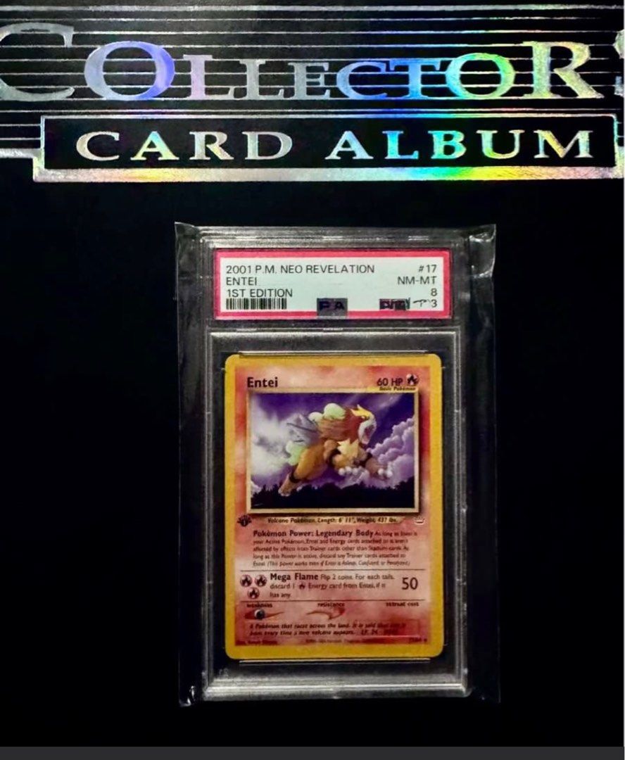 Pokemon Neo Revelation 1st Ed Rare Suicune Raikou Entei Legendary Trio ...