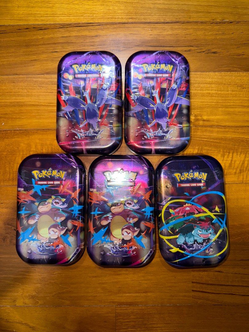 Pokémon TCG Mega Evolution Tins [SEALED], Hobbies & Toys, Memorabilia ...