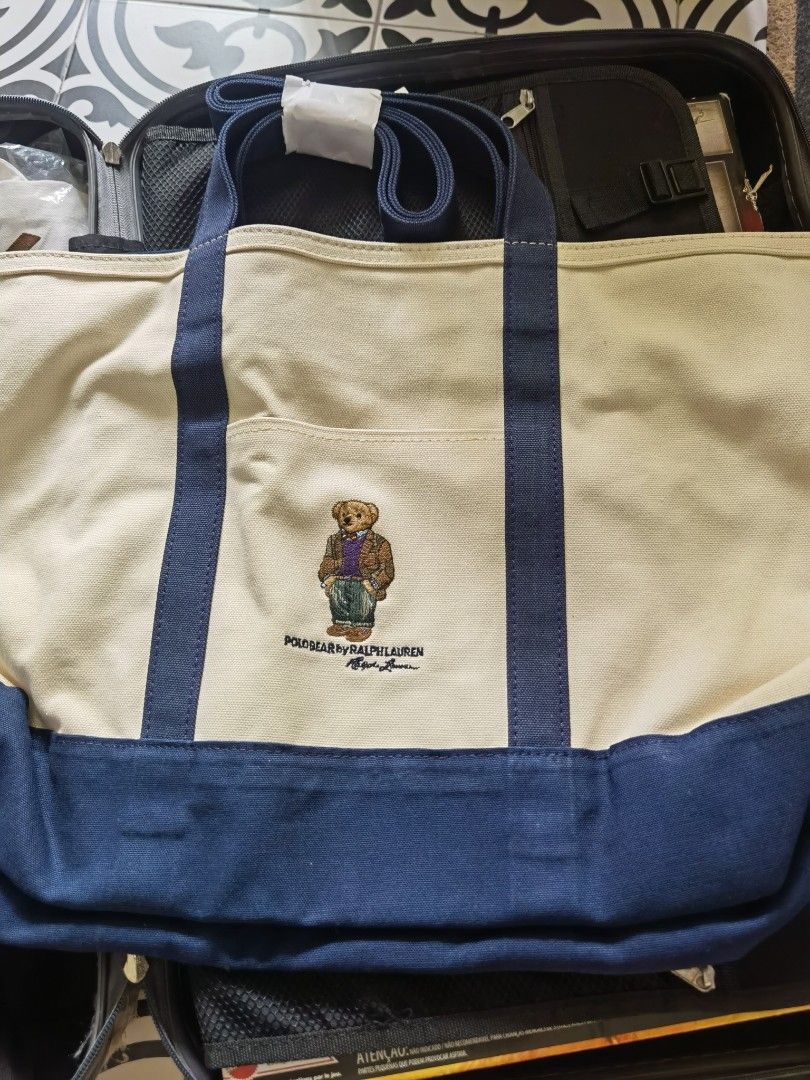 Polo Ralph Lauren Polo Bear Tote Bag (Brand New), Women's Fashion, Bags ...