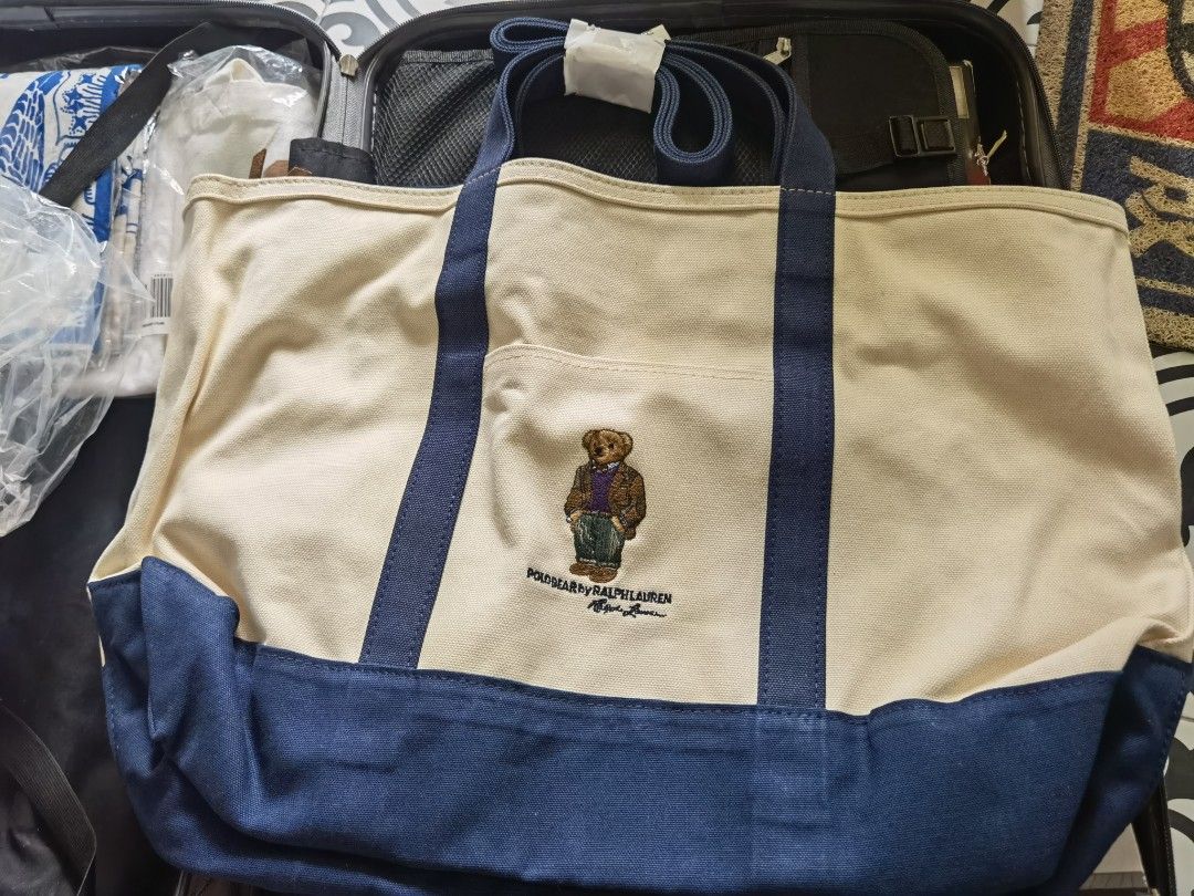 Polo Ralph Lauren Polo Bear Tote Bag (Brand New), Women's Fashion, Bags ...