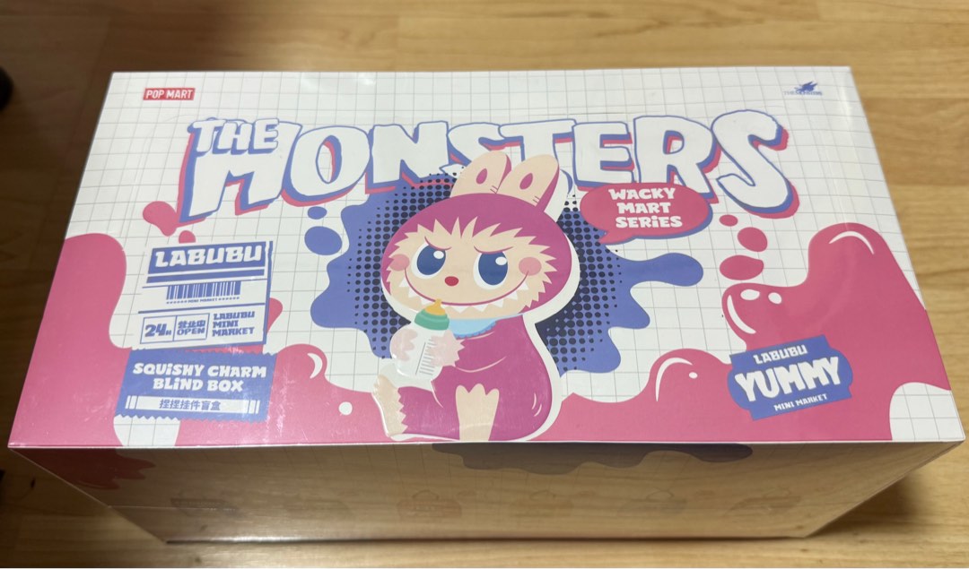 Pop Mart Labubu The Monsters Wacky Mart Series Squishy Charm Blind Box ...