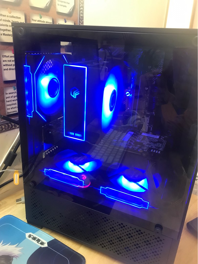 Powerful Gaming PC - i3-10105F, GTX 1070 8GB, 16GB RAM, ARGB Build ...