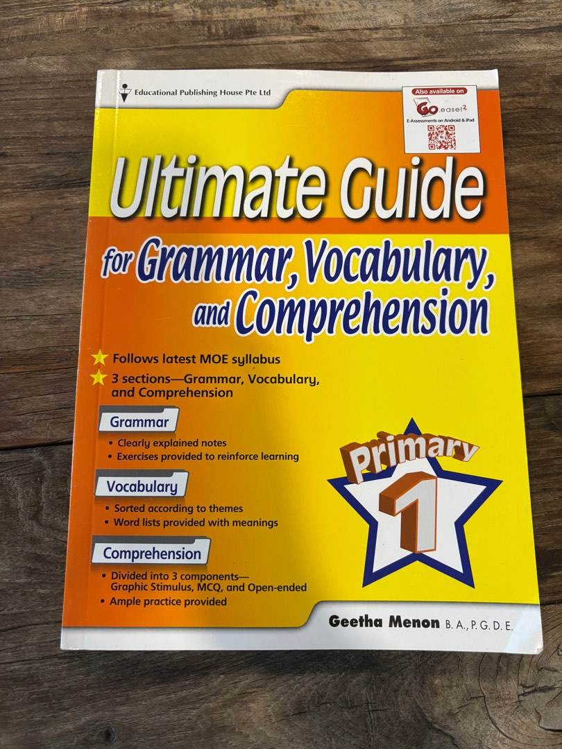 Primary 1 Ultimate English Guide for Grammar, Vocabulary, and ...