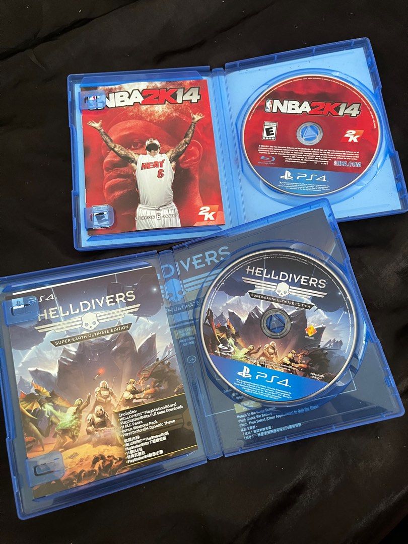 PS4 NBA 2K14 & HELL DIVERS, Video Gaming, Video Games, PlayStation on ...
