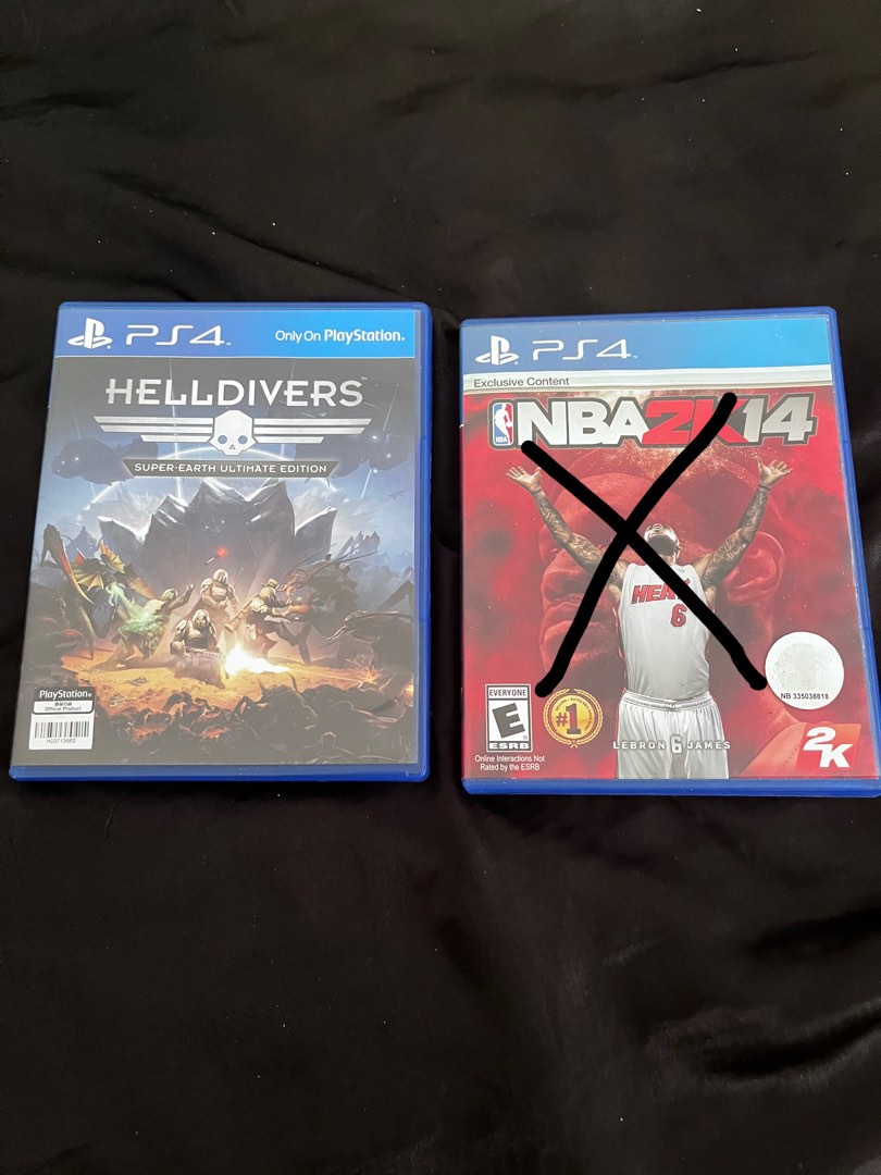PS4 NBA 2K14 & HELL DIVERS, Video Gaming, Video Games, PlayStation on ...
