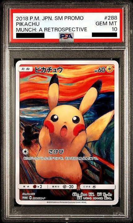 PSA 10 Munch Pikachu - Scream Promo Pokemon TCG Slab, Hobbies & Toys ...