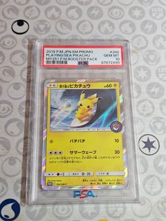 2002 Japanese Houndoom vs Pikachu #14 Meiji Promo PSA 9, Hobbies & Toys, Toys & Games on Carousell