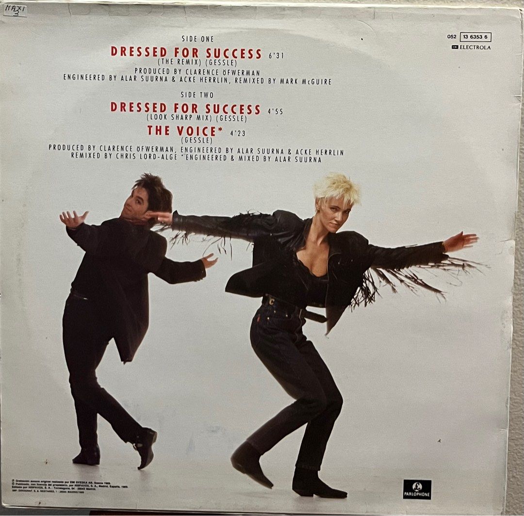 Roxette - Dressed For Success (Maxi-Single), Hobbies & Toys, Music ...