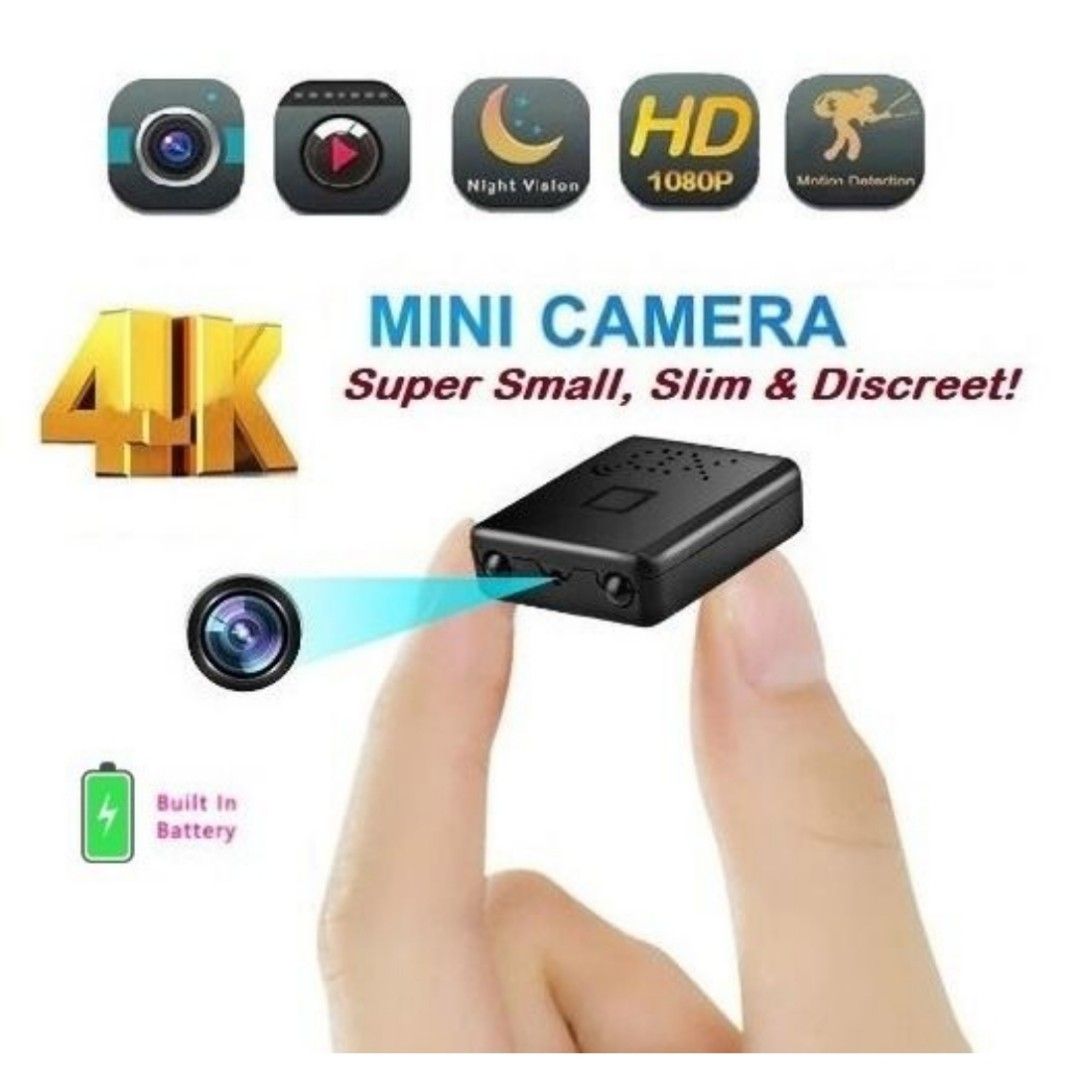 Same Day Delivery!* Small Mini Wireless Hidden CCTV Spy Camera Security ...