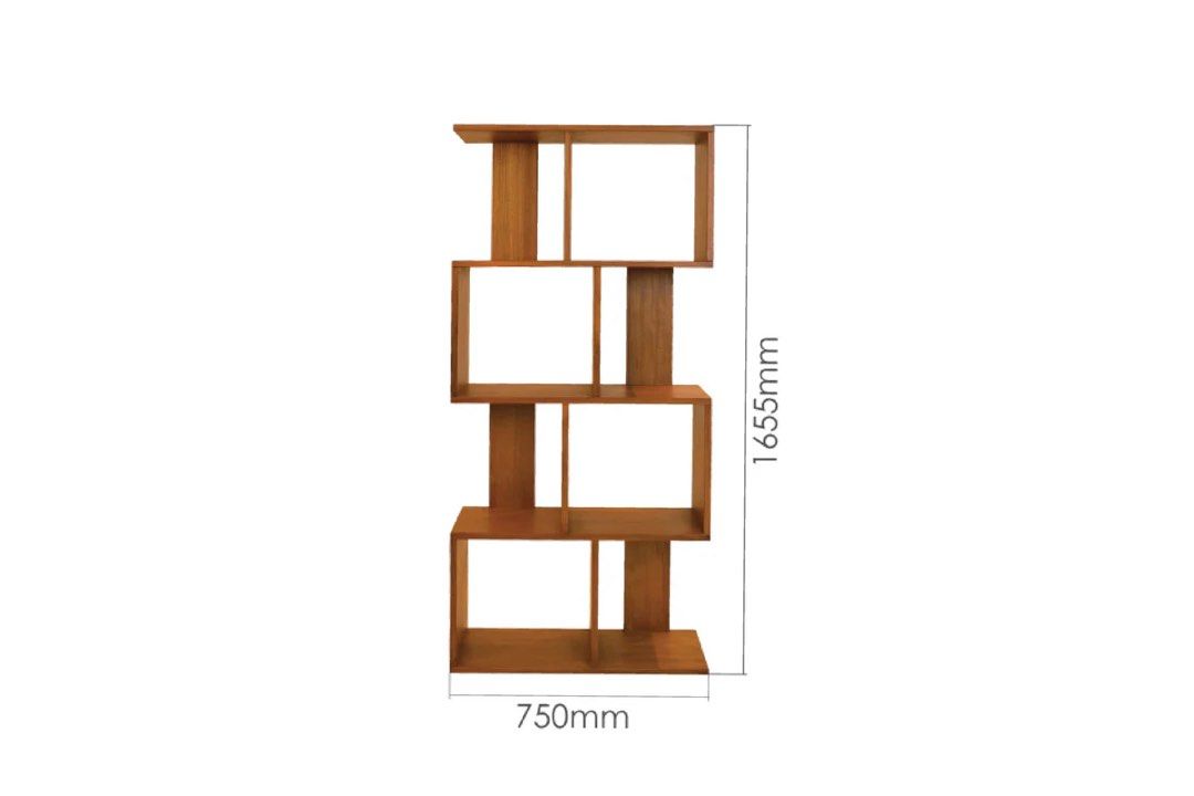 Scanteak Stiga 4-Tier Bookcase, Furniture & Home Living, Furniture ...