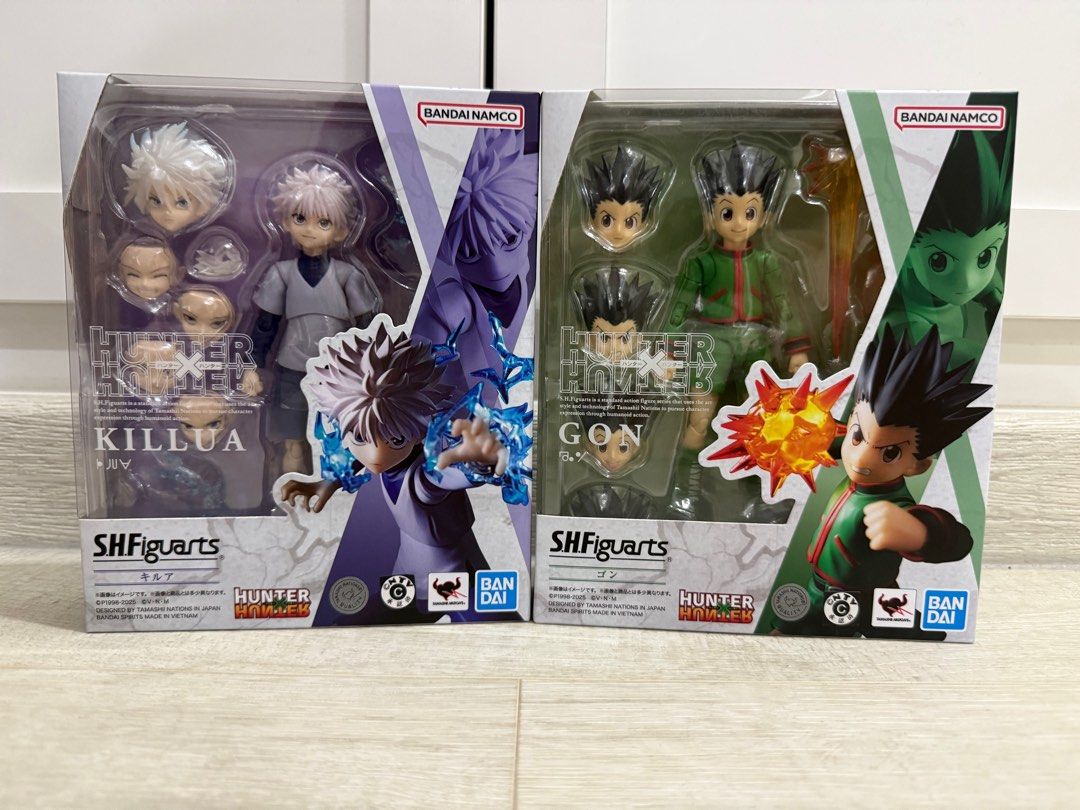 SHF Gon Killua Hunter X hunter HxH SHFiguarts SH Figuarts Bandai Namco ...