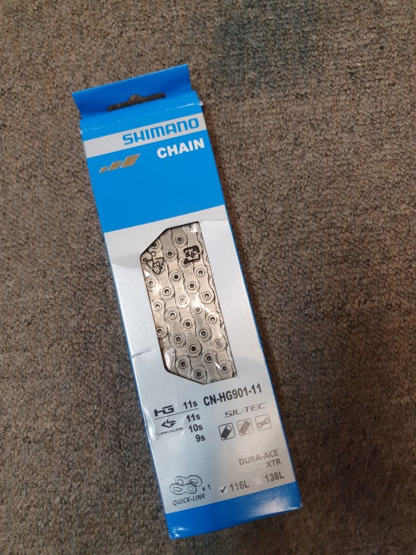 Shimano Dura Ace CN-HG901-11 11 Speed Chain, Sports Equipment, Bicycles ...