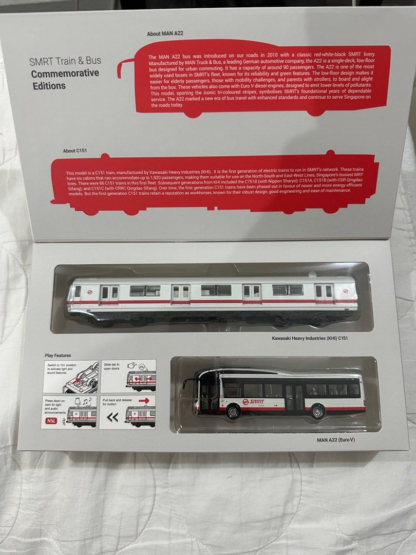 SMRT Train & Bus Commemorative Editions, Hobbies & Toys, Memorabilia ...
