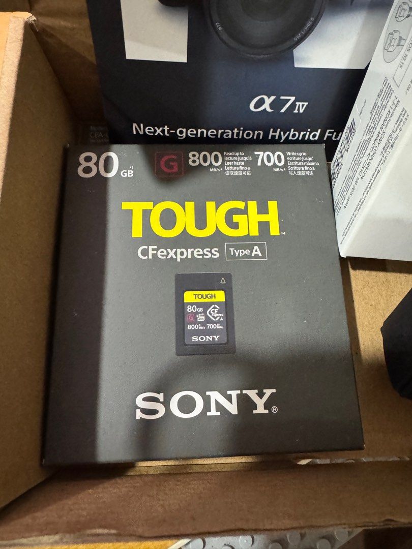 Sony CFexpress Card & Reader (80gb type A card), Photography, Cameras ...