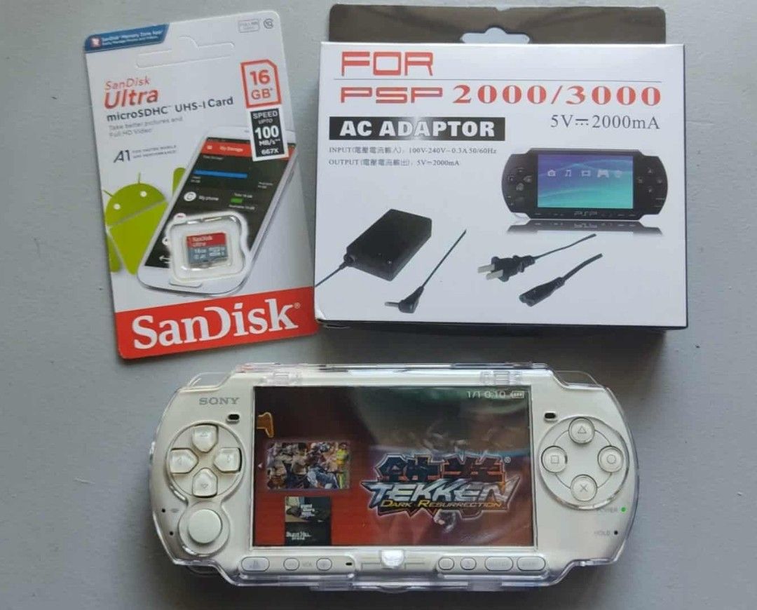 Sony PSP 3000 Complete Package with 16GB Games, Video Gaming, Video ...