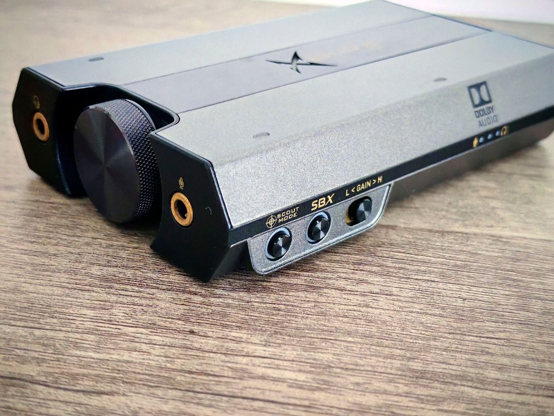 Creative Sound BlasterX G6 7.1 HD External Sound Card PC Console Gaming DAC Headphone Amplifier ...