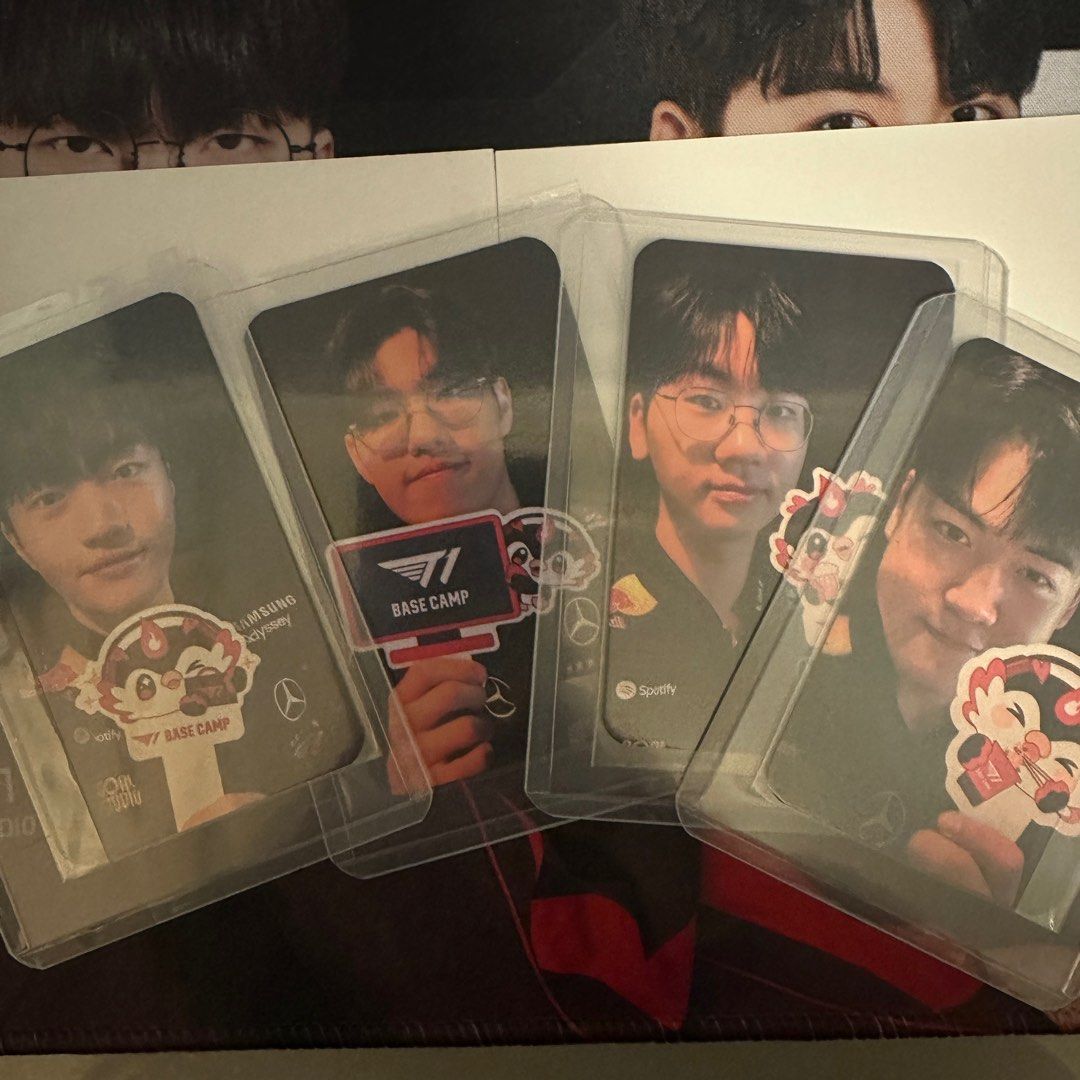 T1 釜山 basecamp 小卡 Doran Oner Guma Keria, 興趣及遊戲, 收藏品及紀念品, 韓流 - Carousell