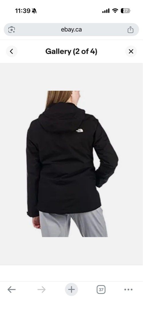 The North Face - Toro Peak 3-in-1 Triclimate Black Jacket, Women's ...