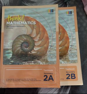 Think! Mathematics G3 Textbook Secondary 2A, Hobbies & Toys, Books ...