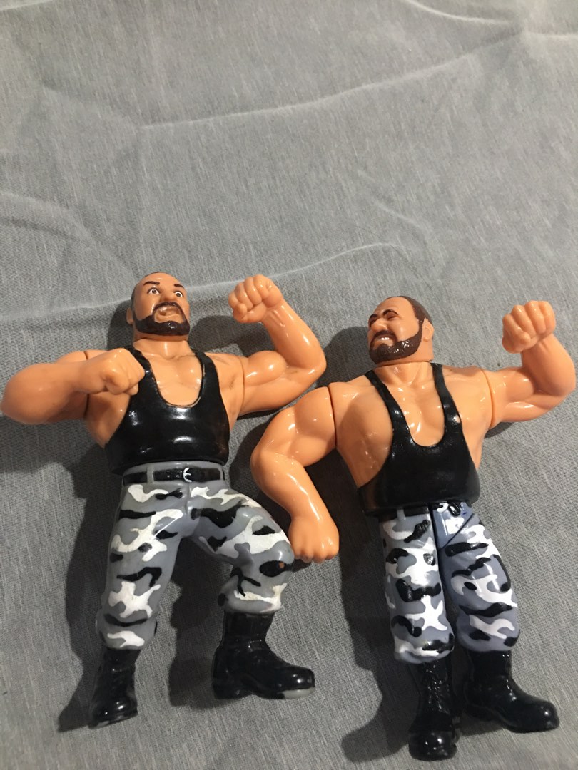 Vintage WWF Hasbro Bushwhackers, Hobbies & Toys, Toys & Games on Carousell