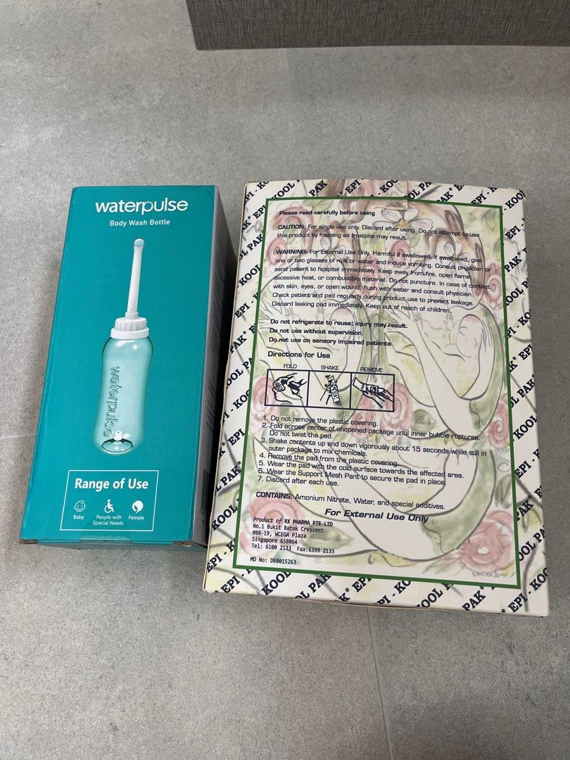 Waterpulse Body Wash Bottle & Epi-Kool Pak, Babies & Kids, Maternity ...