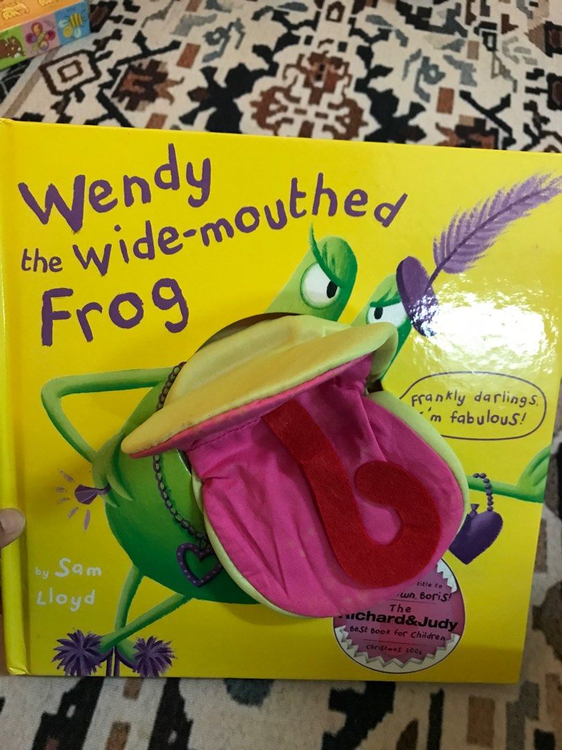 Wendy the Wide-Mouthed Frog Book by Sam Lloyd, Hobbies & Toys, Books ...