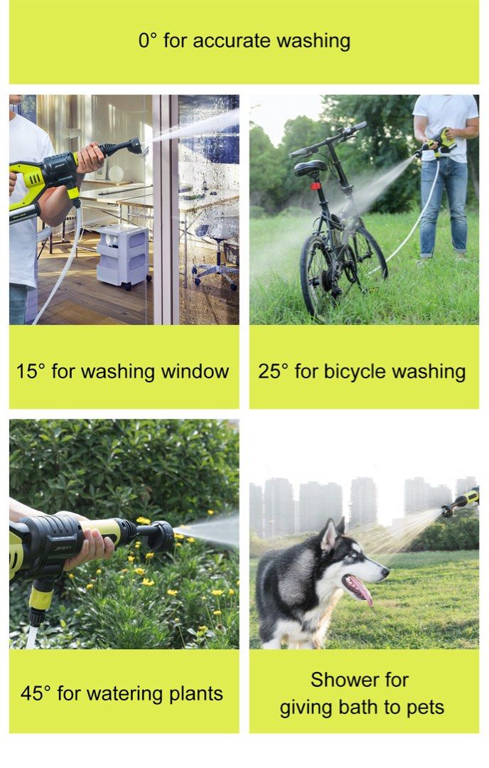 $75 deal now Xiaomi Jimmy JW31 Portable Pressure Washer Jet & Foam ...