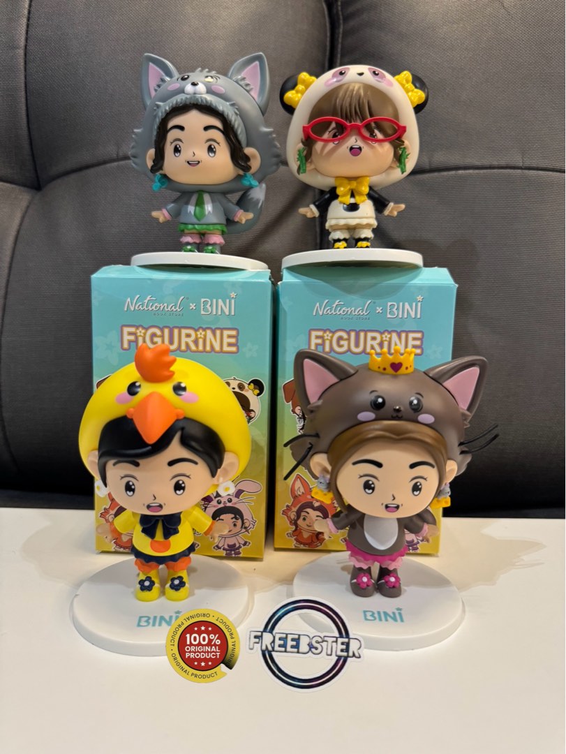 [100% Original] BINI x National Bookstone (BINI Figurines), Hobbies ...