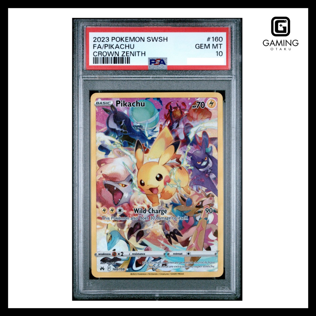 2023 Pokemon Crown Zenith Pikachu PSA 10, Hobbies & Toys, Toys & Games ...