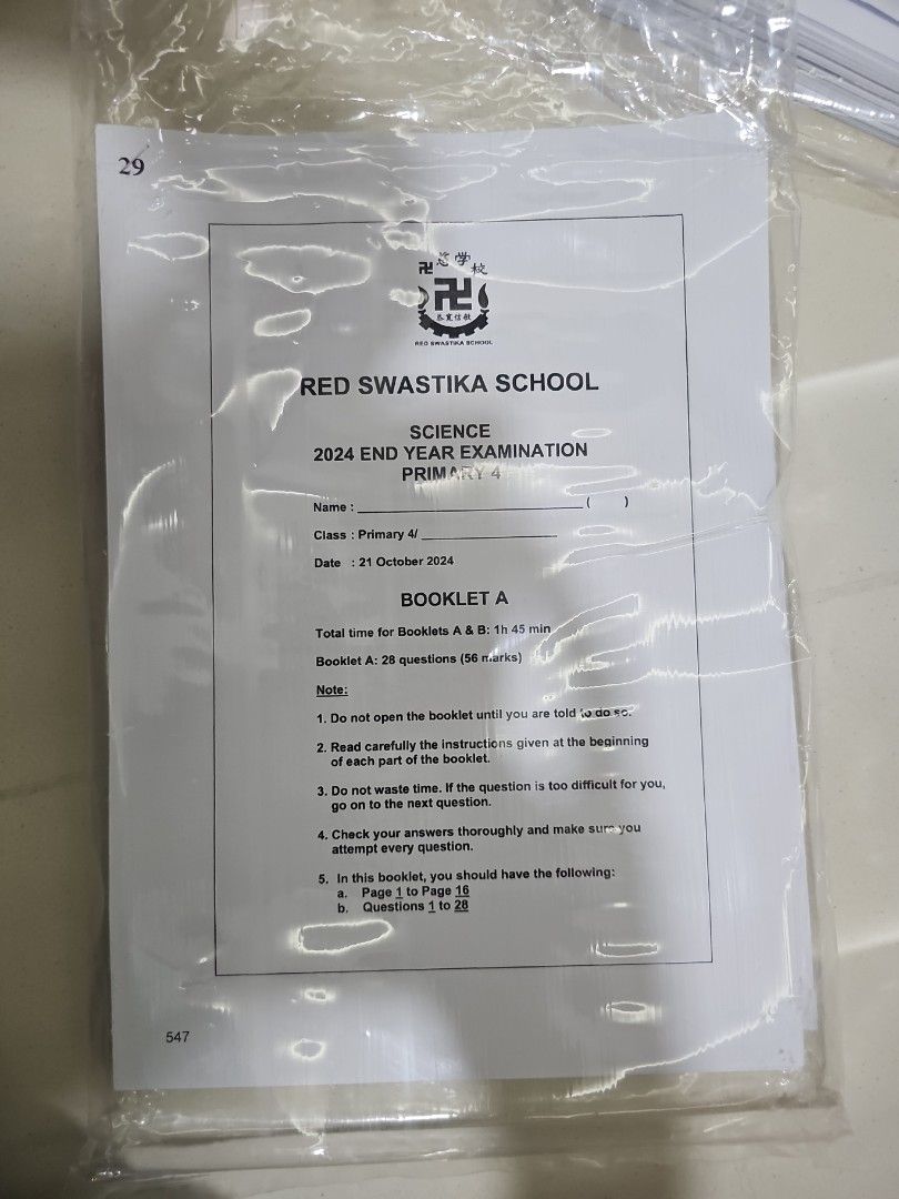 2024 Primary 4 English & Mathematics Mock Exam Papers, Hobbies & Toys, Books & Magazines ...