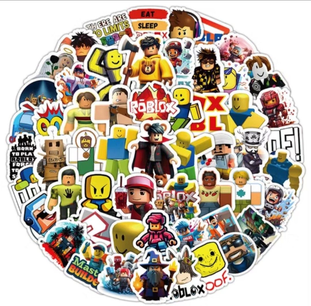 ($3 FOR MIX) 100 roblox stickers, Hobbies & Toys, Stationery & Craft ...