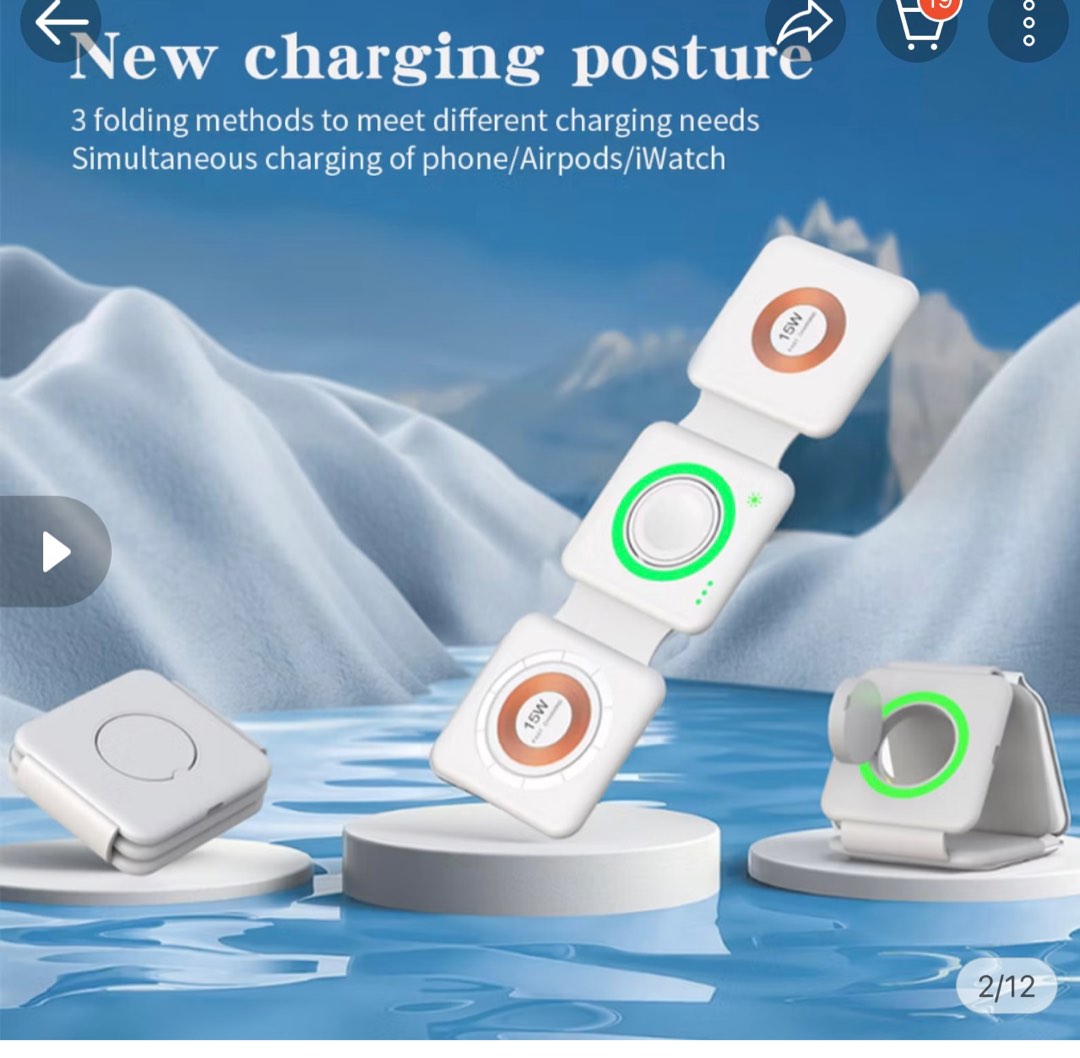 3-in-1 Magnetic Wireless Charger FREE TRACK POST!, Mobile Phones ...