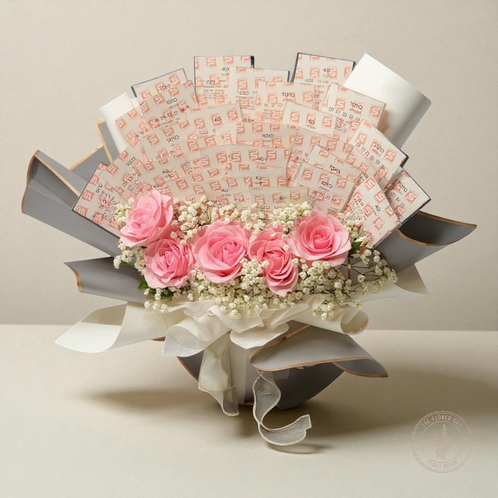 4D & Toto Lottery Ticket Flower Bouquet, Hobbies & Toys, Flowers ...
