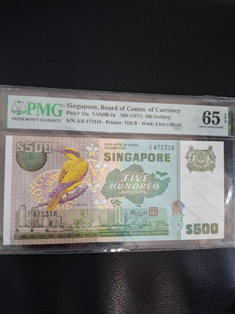 $500-bird originsl PMG65EPQ, Hobbies & Toys, Memorabilia & Collectibles ...