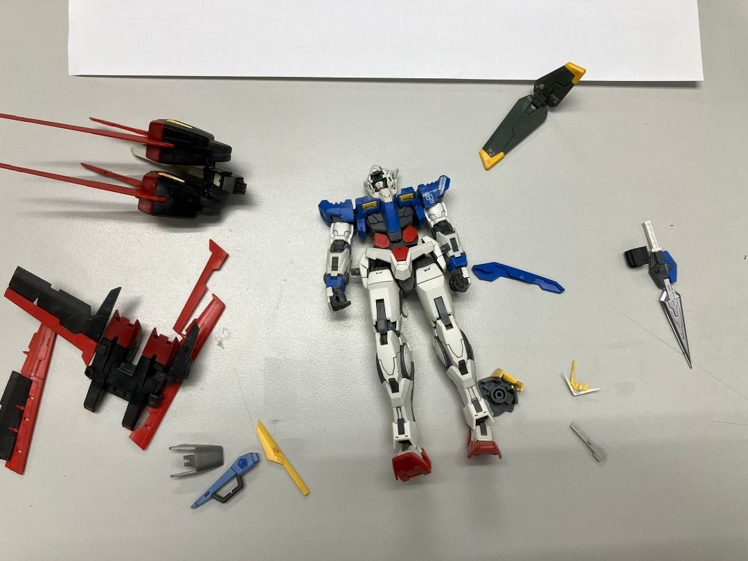 萬代 正版 高達 RG Bandai Gundam Seed 00 Raiser Strike 突擊 模型 已砌 散件, 興趣及遊戲, 玩具 ...
