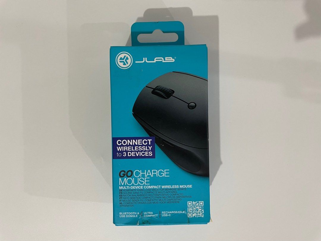 𝐉𝐋𝐀𝐁 𝐆𝐎 𝐌𝐨𝐮𝐬𝐞 Wireless, Rechargeable Compact Mouse Plug & Play - 𝟏 𝐚𝐧𝐝 ...